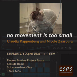 No Movement Is Too Small – Electro Studios Project Space